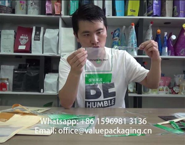 How to realize linear straight line tear for premade pouch – Bruce Dou