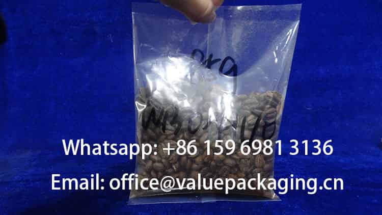 What's the size of pillow sachet bag for 85 grams roasted coffee beans ...