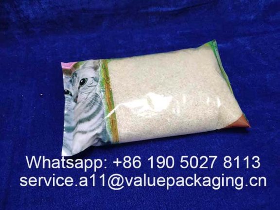 Common package dimension of 1000 grams rice pillow sachet bag – Bruce Dou