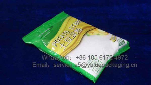 What's the bag dimension of 300 grams potato powder sachet pouch ...