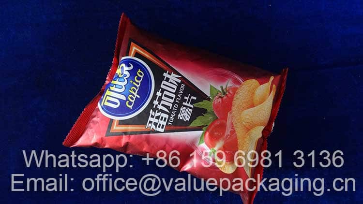 What's the pack dimension of 60 grams potato chips bag package? – Bruce Dou