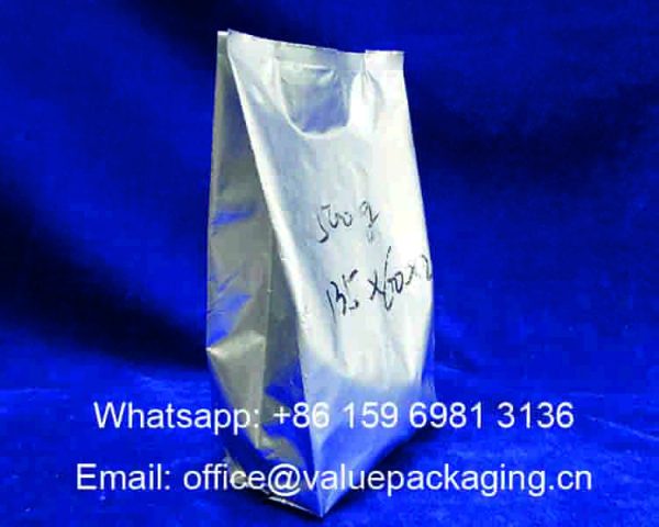 What's the bag dimension of 500 g wheat flour powder side folded ...