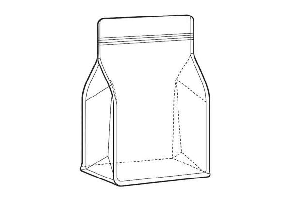 What is the bag dimension of the 1-pound (454-gram) biomaterials square ...